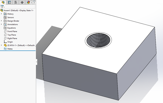 Schroef je draden op met SOLIDWORKS Cosmetic Thread
